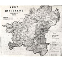 Map of the ASSR of the Volga Germans, 1935